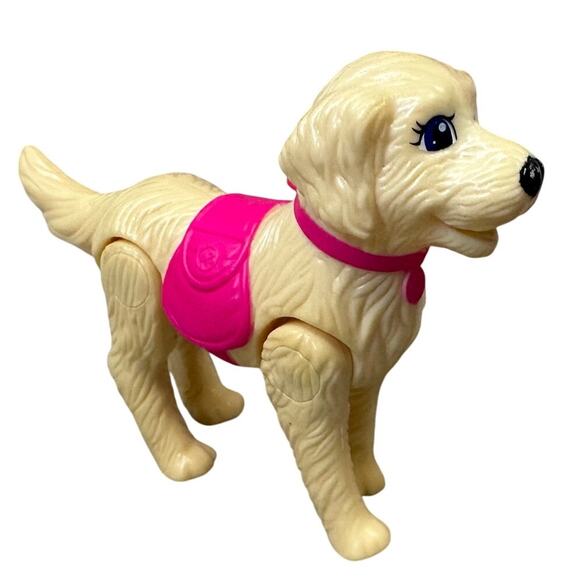 Mattel | Toys | Barbie Dog 20 Mattel Strollin Pups Taffy Walking Golden ...